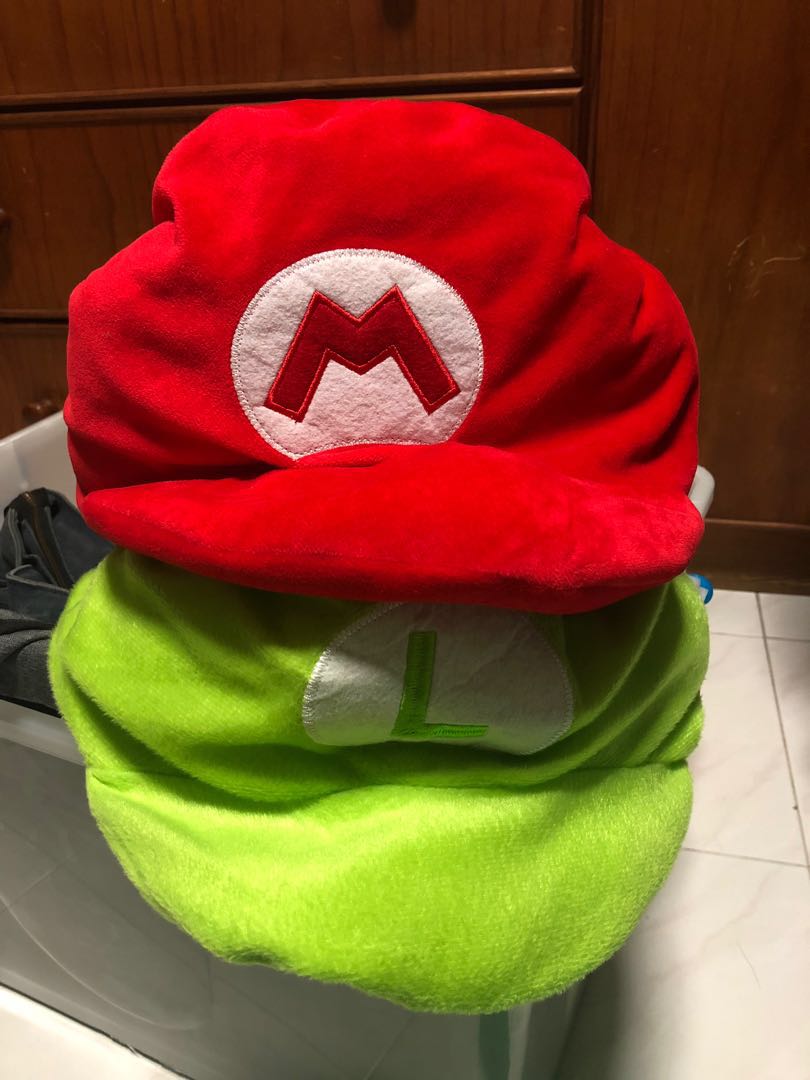 Super Mario Luigi Hats, Men's Fashion, Watches & Accessories, Caps & Hats on Carousell