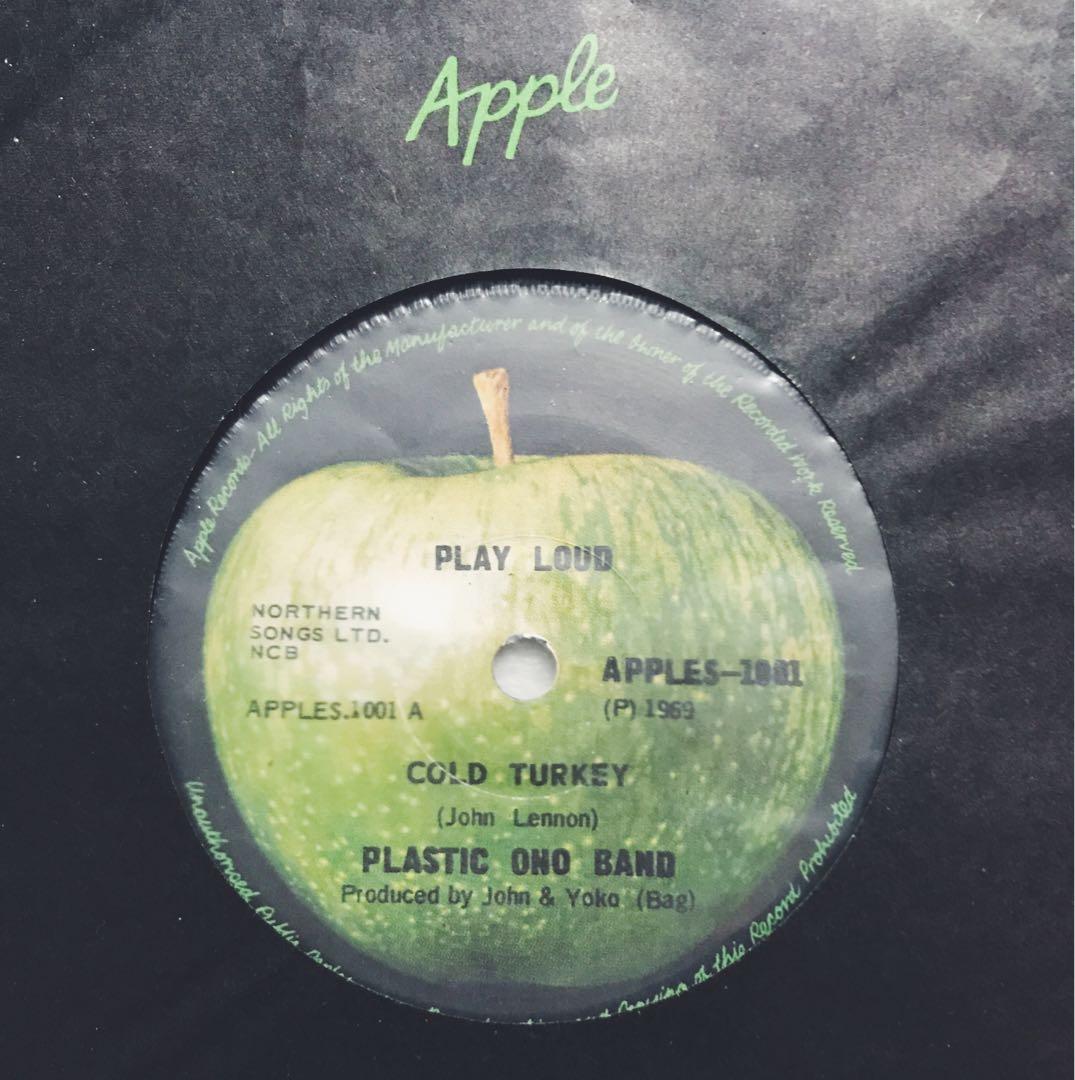The Plastic Ono Band - Cold Turkey Single Vinyl Record 7” 45RPM John ...