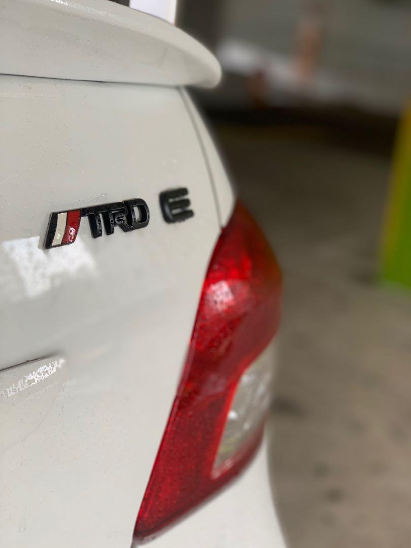 Toyota Vios NCP93 Plastidip Dechrome Logos Spray Plasti dip Service ...