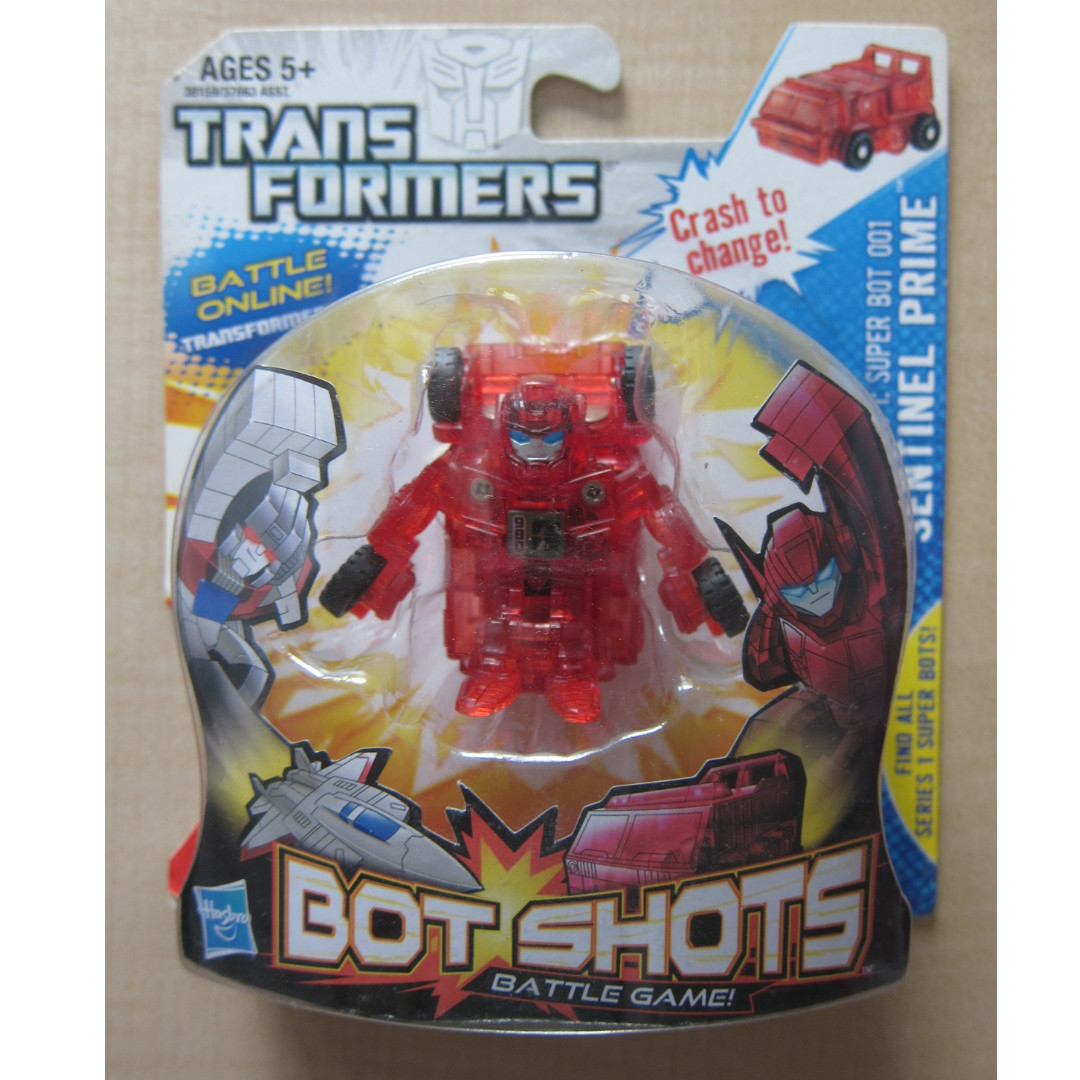 Transformers BOT SHOTS Series 1 001 Sentinel Prime Botshots Super Bots ...