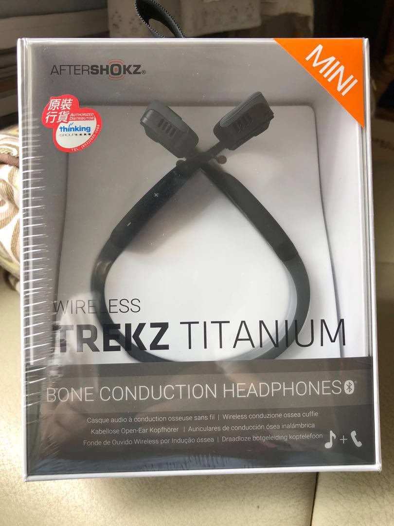 Wireless Trekz TItanium Bone Conduction Headphones, 音響器材, 頭戴式/罩耳式耳機 ...