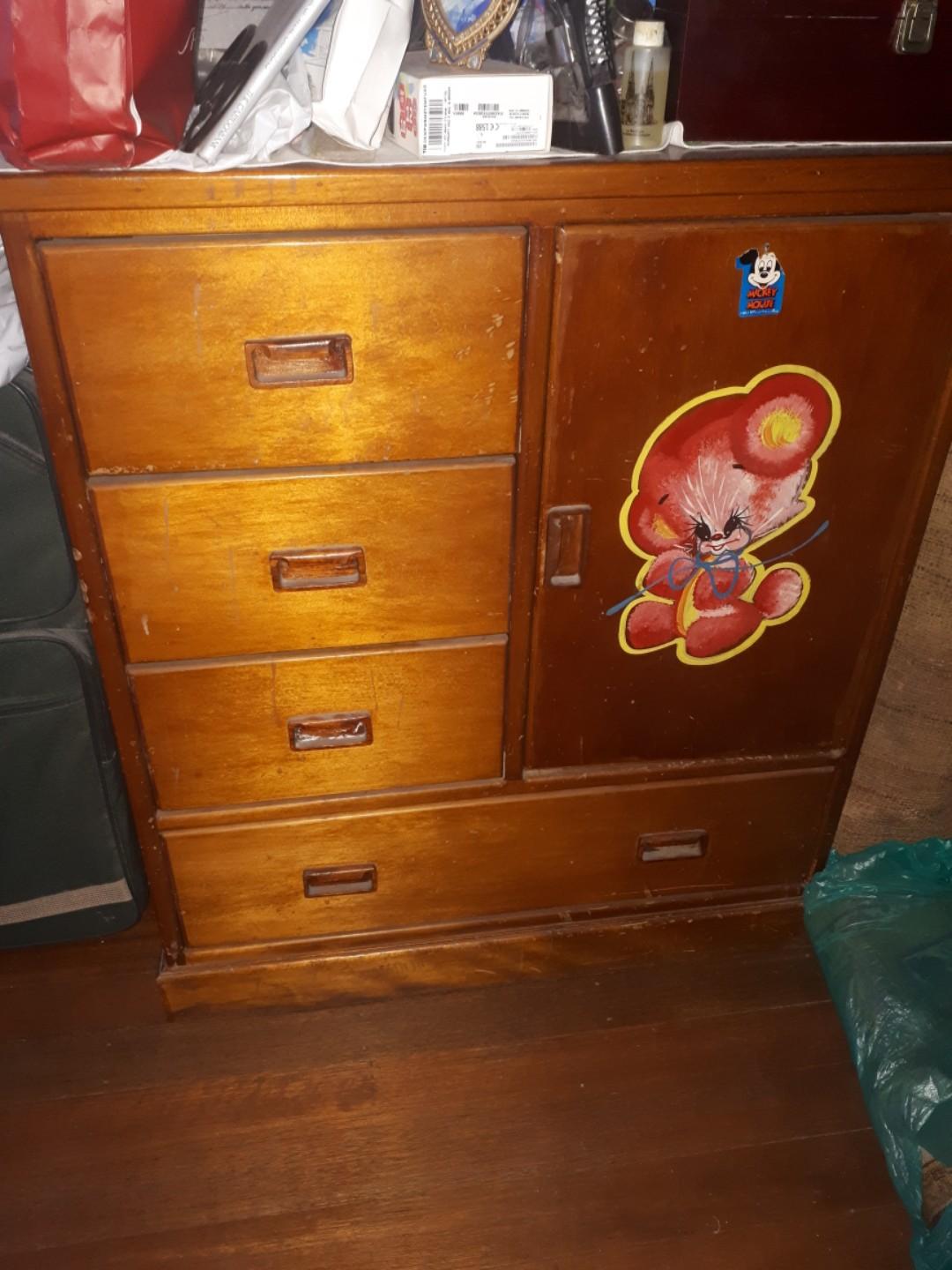 wooden baby cabinet 2k buy it now, Babies & Kids, Baby Nursery & Kids ...