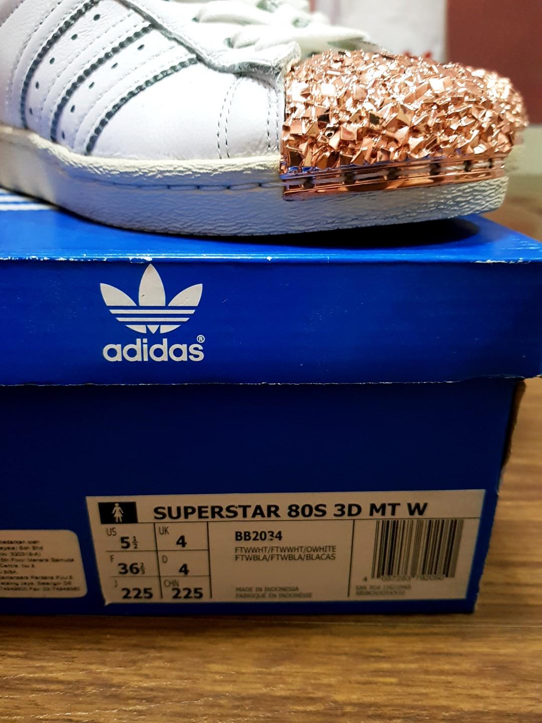 Adidas Original Metal Toe, Women's Fashion, Footwear, Sneakers on Carousell