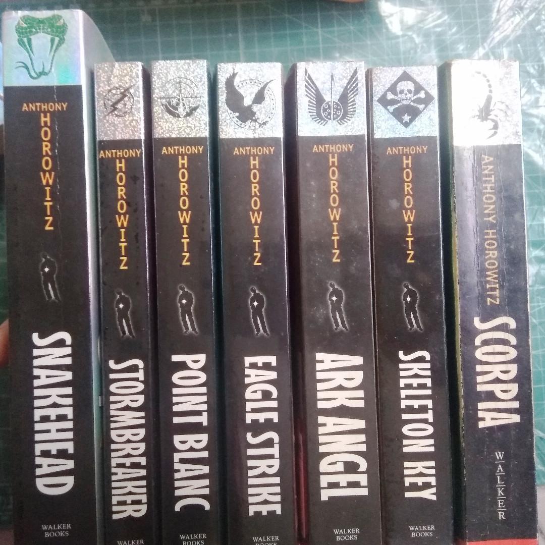 Alex Rider Series - Books 1- 7, Anthony Horowitz. (Scorpia Rising ...