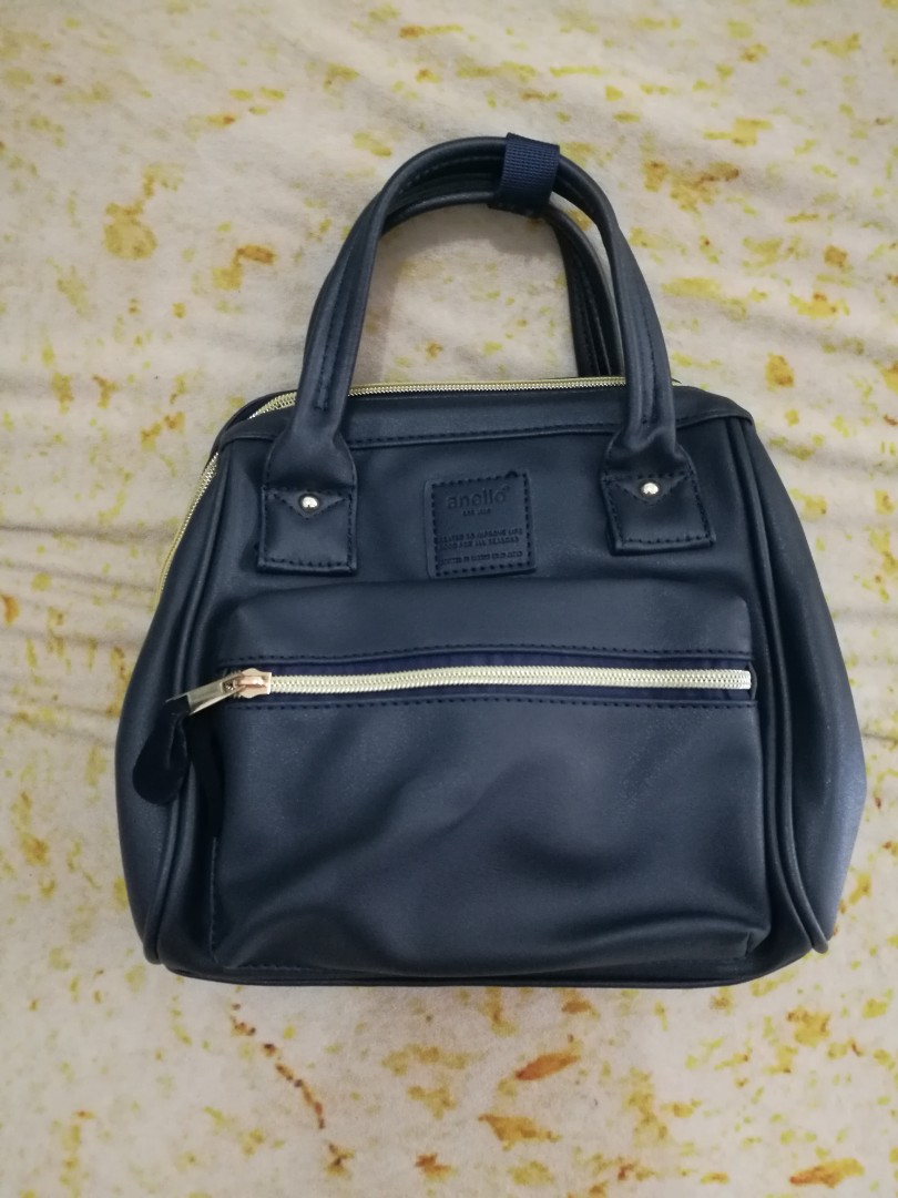 Anello 2-way Bag (Navy Blue), Women's Fashion, Bags & Wallets, Cross ...