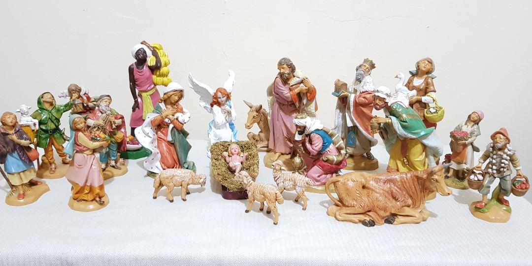 AUTHENTIC FONTANINI 19 PIECE NATIVITY / PRESEPI SET 7.5/5", Babies ...