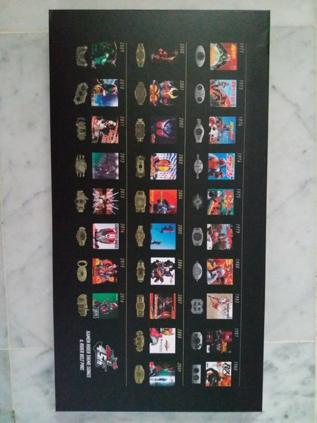 Bandai Kamen Rider 45th Anniversary Badge Pin Set, Hobbies & Toys, Toys ...