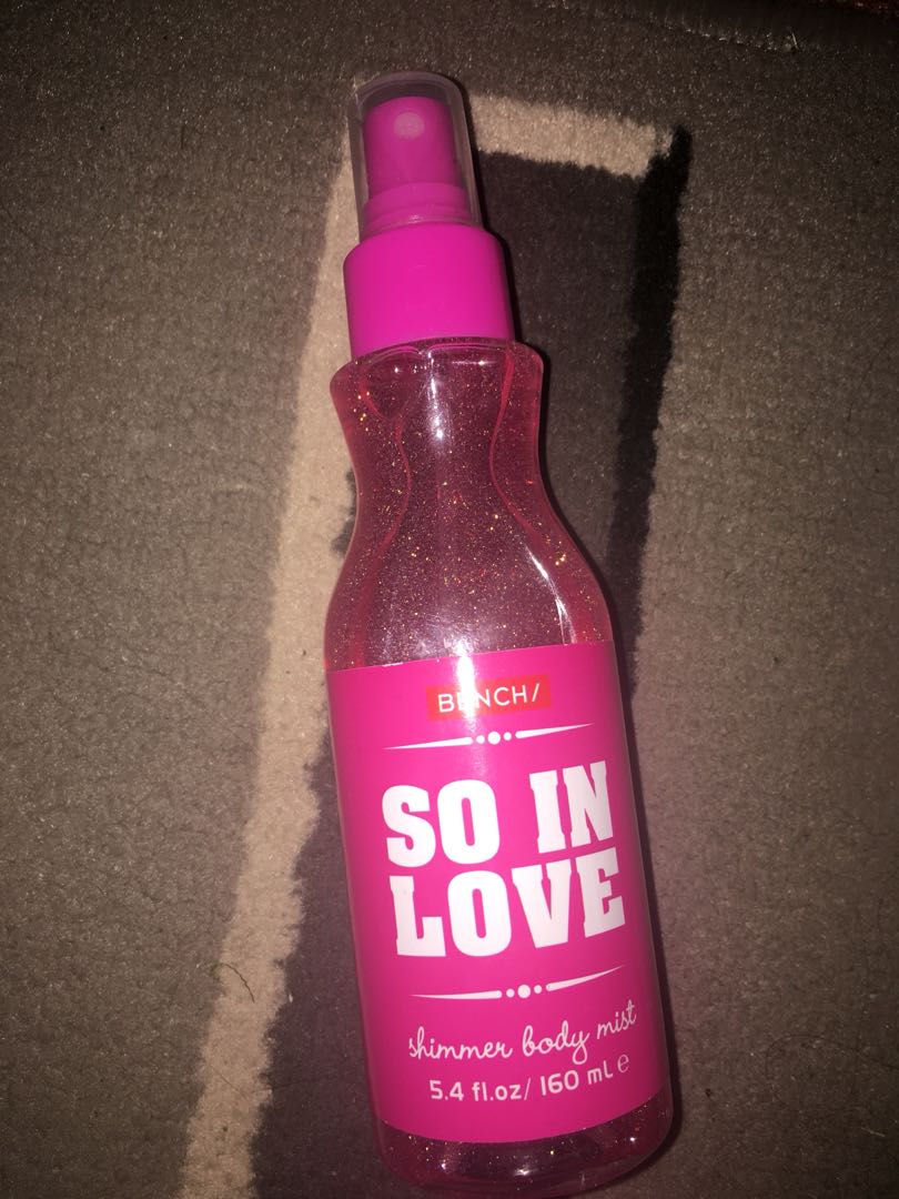 Bench So In Love Shimmer Body Mist, Beauty & Personal Care, Fragrance ...