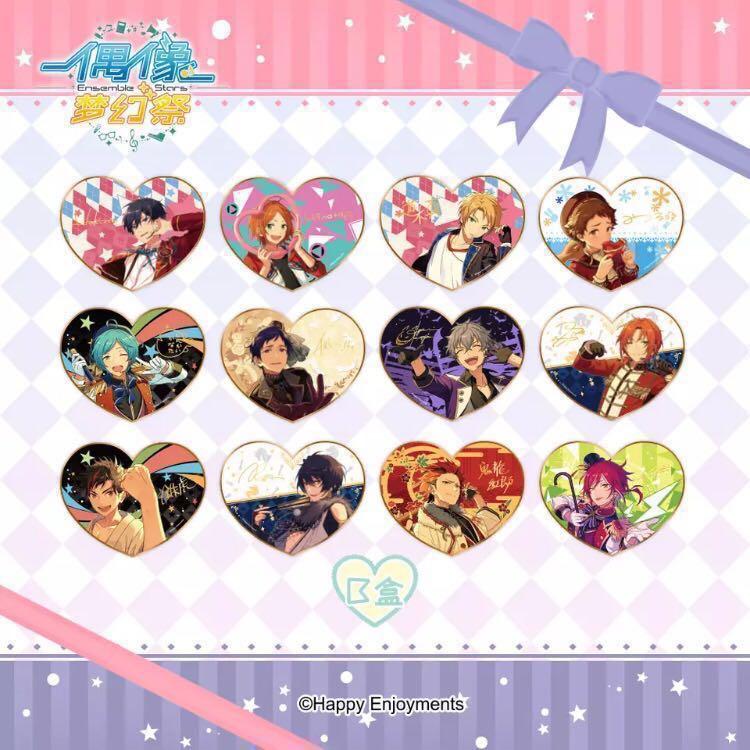 [Box split] Ensemble stars - Official Chinese Es heart-shaped shikishi ...