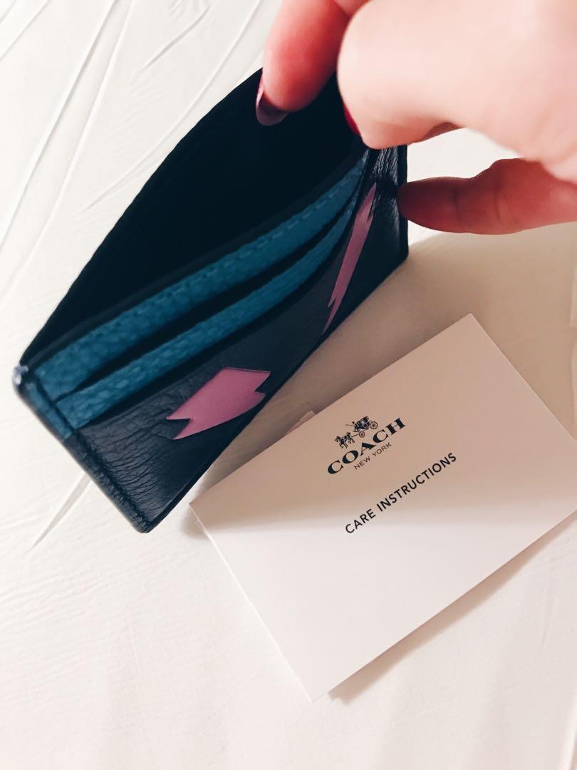 Coach Emoji Cardholder, Women's Fashion, Bags & Wallets, Purses ...