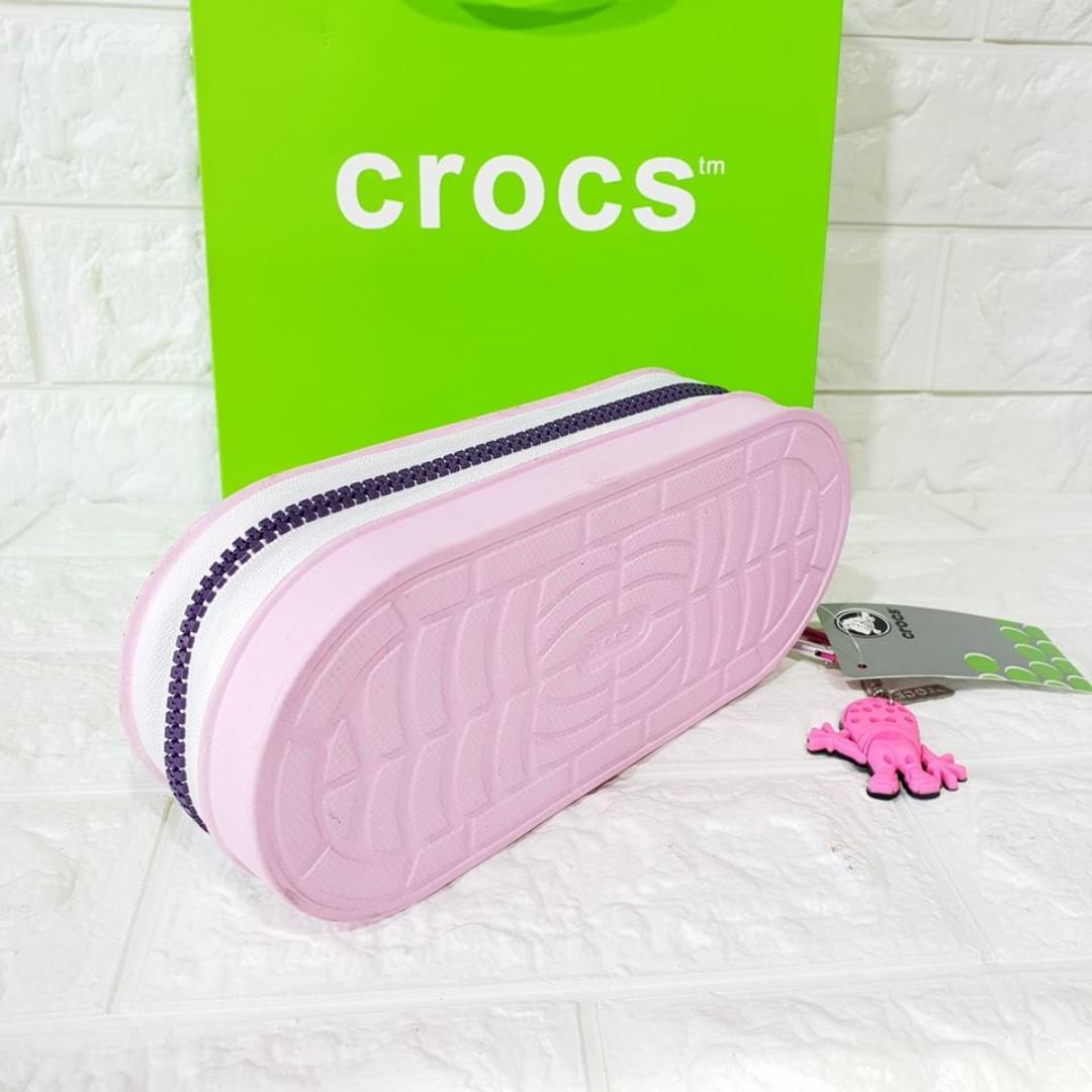 Crocs Kiddie Pencil Case - Baby Pink, Babies & Kids, Babies & Kids ...