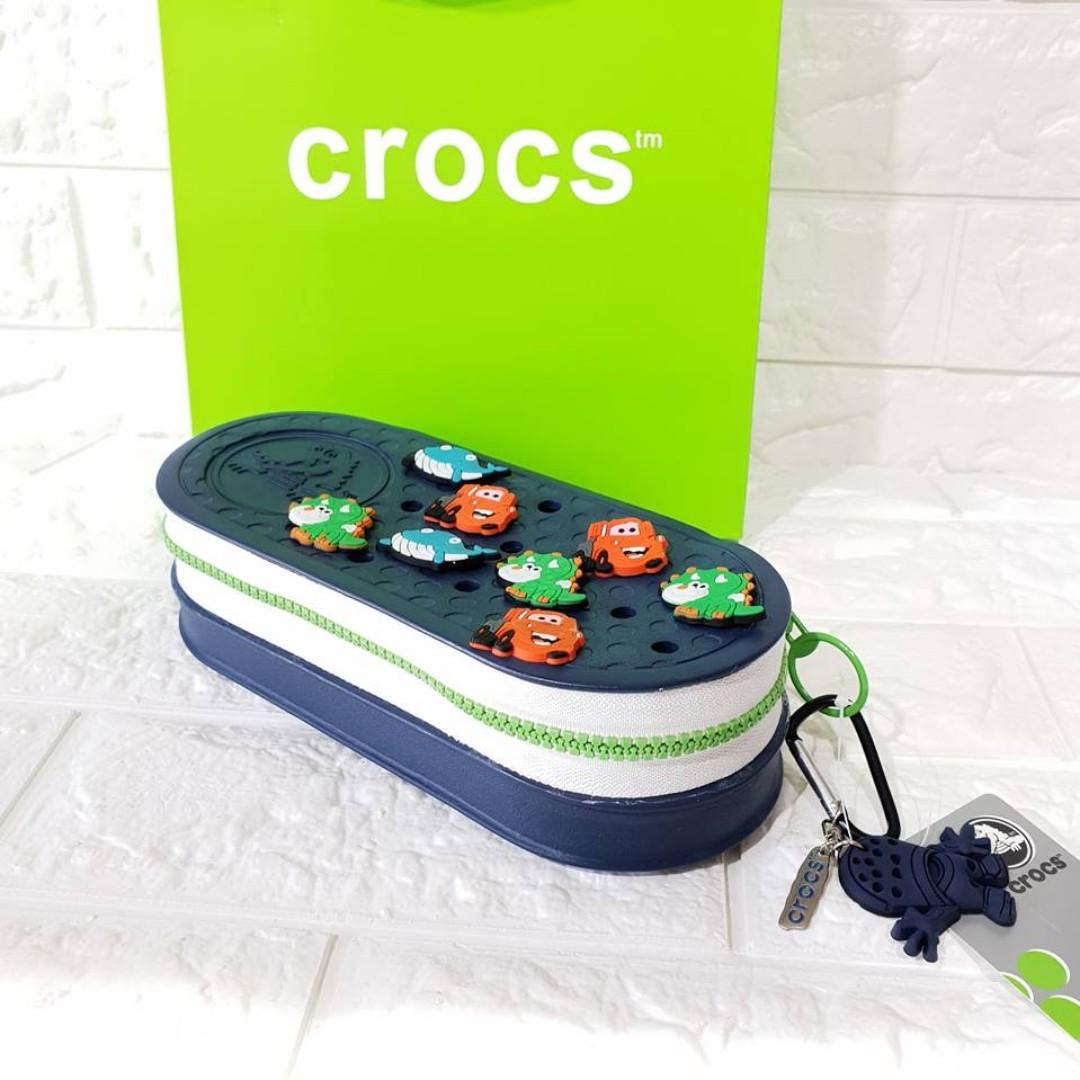 Crocs Kiddie Pencil Case - Dark Blue on Carousell
