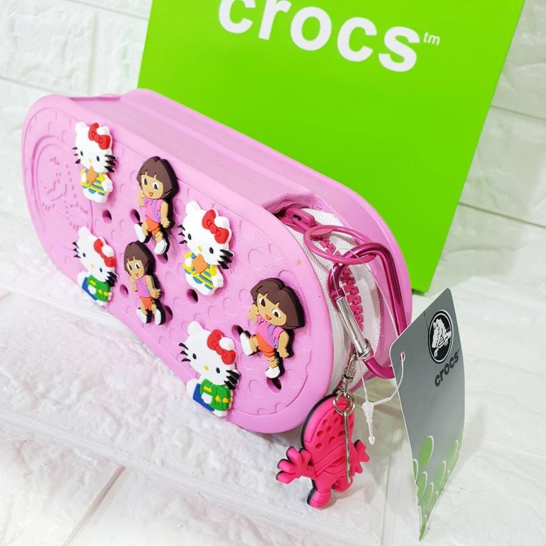 Crocs Kiddie Pencil Case - Pink, Babies & Kids, Babies & Kids Fashion ...
