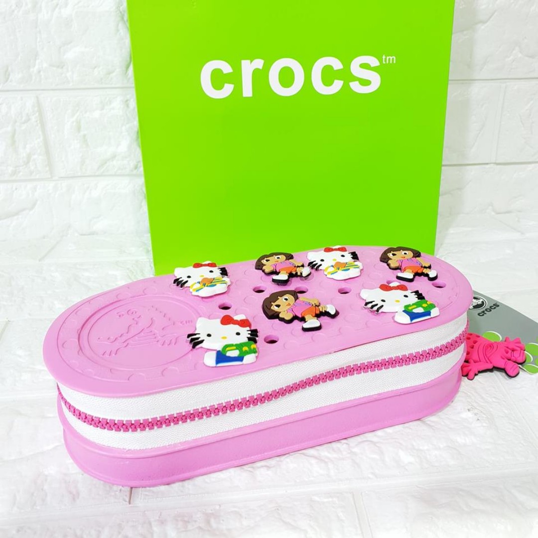 Crocs Kiddie Pencil Case - Pink, Babies & Kids, Babies & Kids Fashion ...