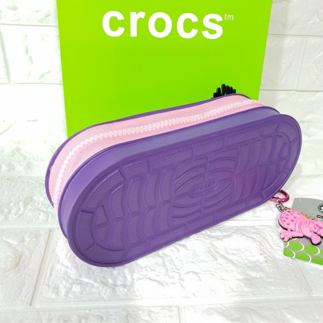 Crocs Kiddie Pencil Case - Violet, Babies & Kids, Babies & Kids Fashion ...