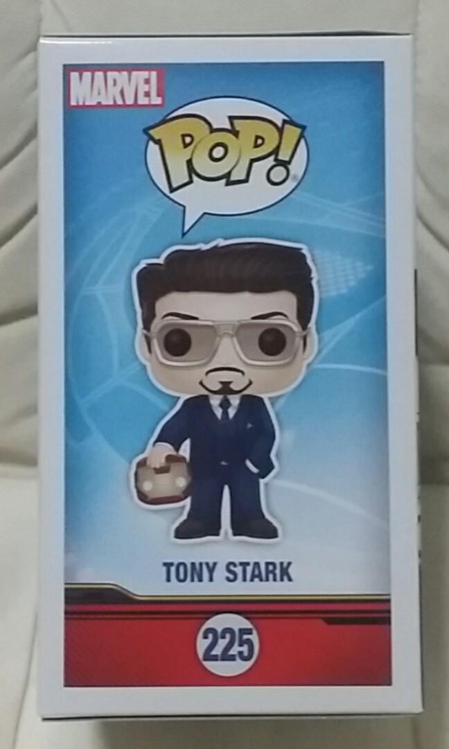 Funko pop Tony Stark holding helmet Spider Man Homecoming SDCC, Hobbies ...