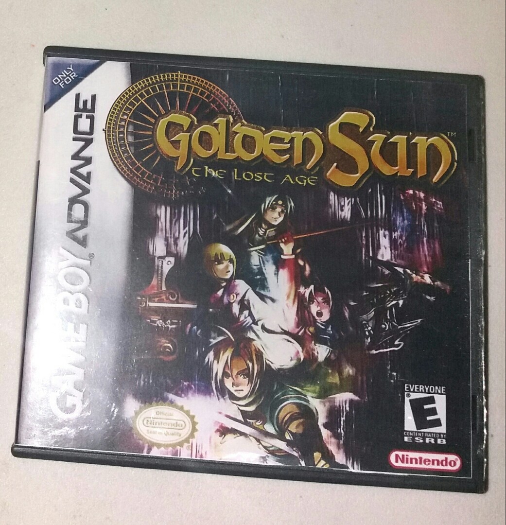 Golden Sun 2 The Lost Age for GameBoy SP GBA SP w/ Custom Case, Video ...