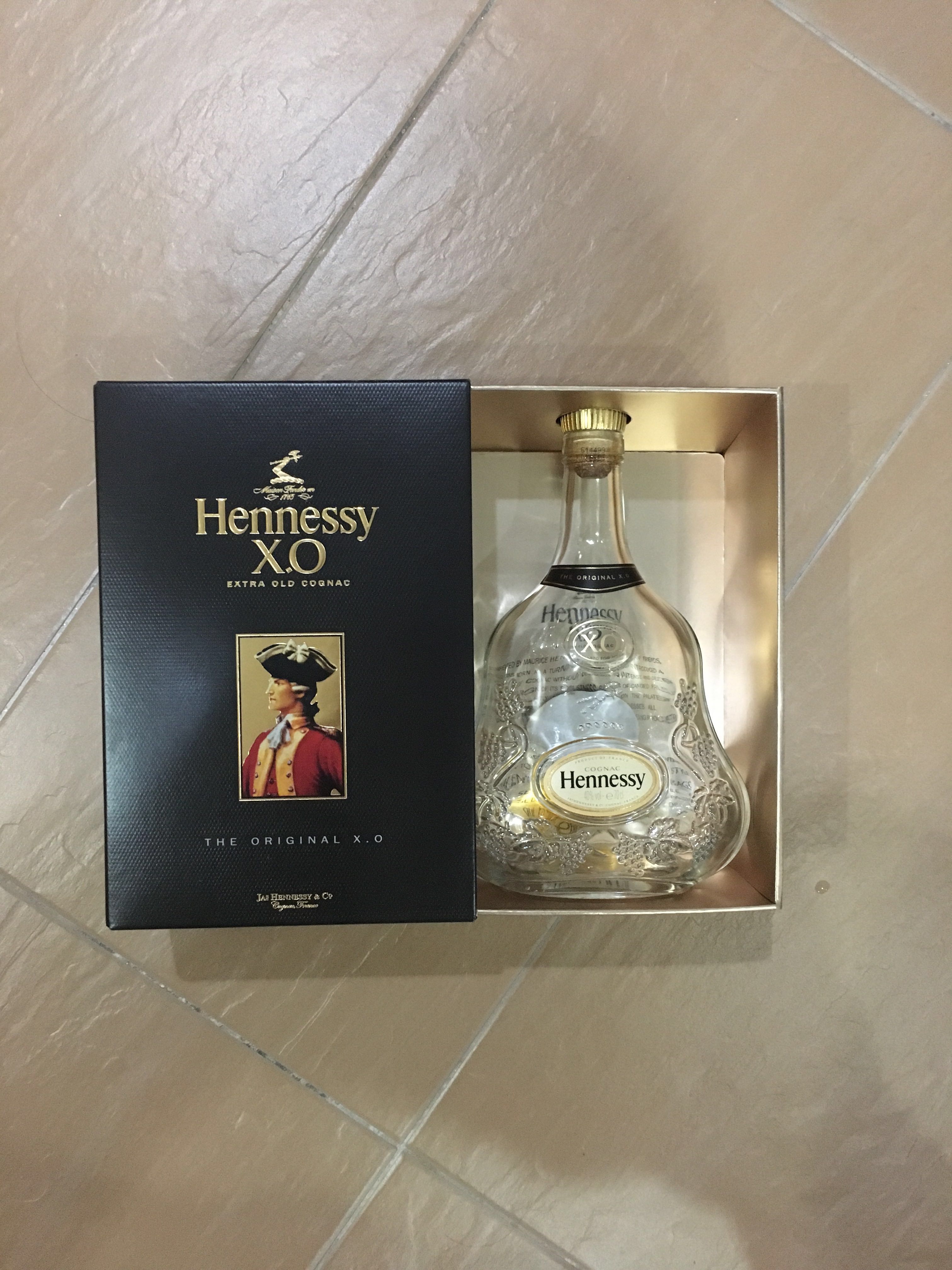 Hennessy X.O Empty Bottle, Furniture & Home Living, Home Decor, Vases ...
