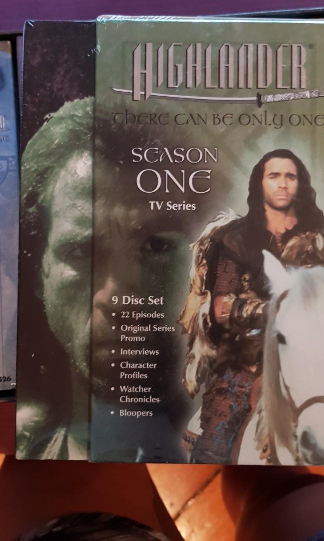 Highlander complete DVD series, Hobbies & Toys, Music & Media, Music ...