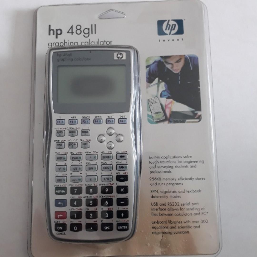 HP 48gII Graphing Calculator, Computers & Tech, Office & Business ...