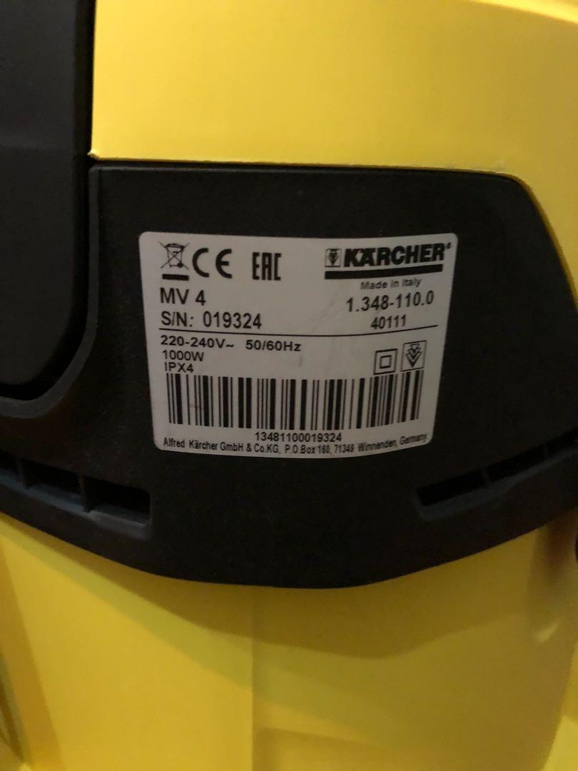 KARCHER MV4 MULTI-PURPOSE VACUUM CLEANER, TV & Home Appliances, Vacuum ...