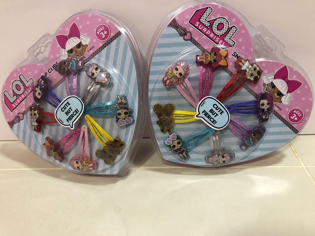 LOL Surprise Hair Clips, Babies & Kids, Babies & Kids Fashion on Carousell