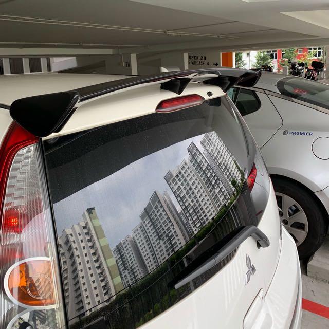 Mitsubishi colt version r Ralliart spoiler, Car Accessories ...