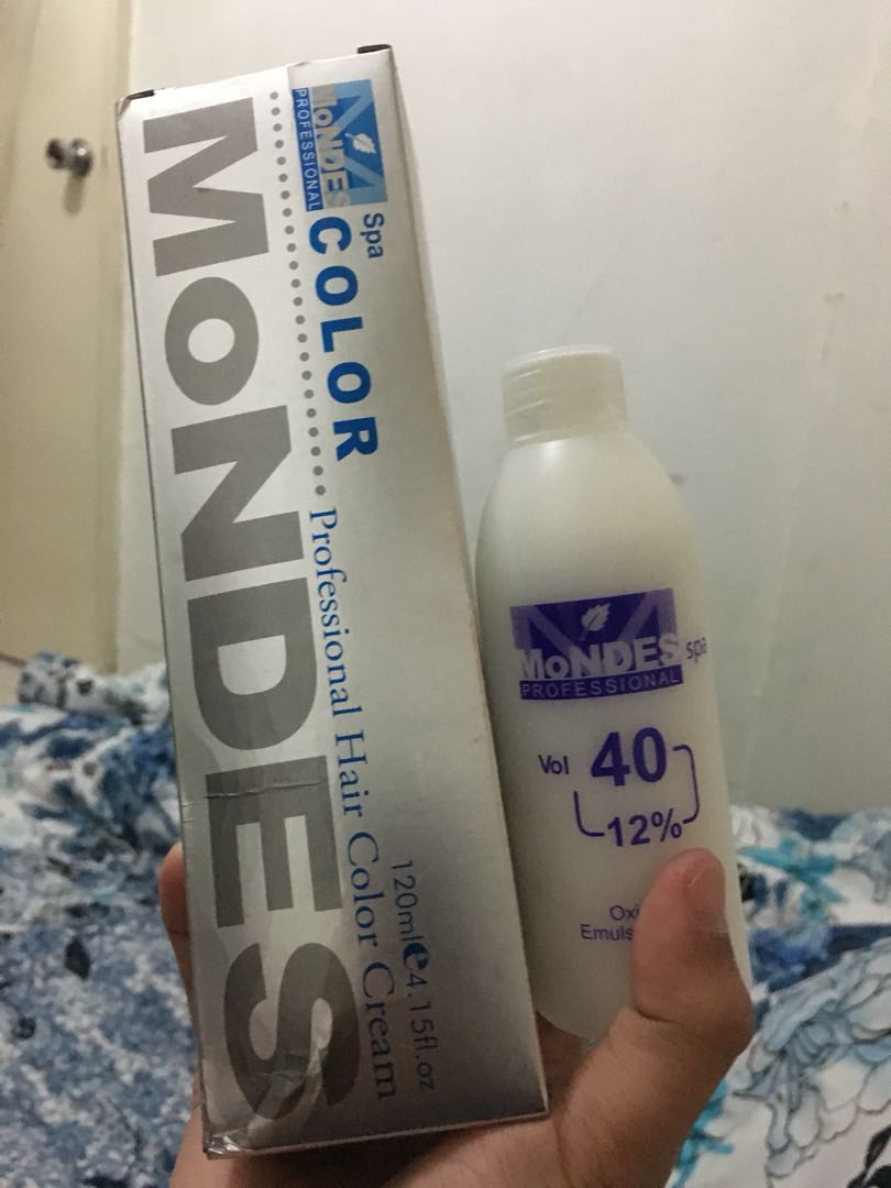 MONDES Hair color (Ash Blonde), Beauty & Personal Care, Hair on Carousell