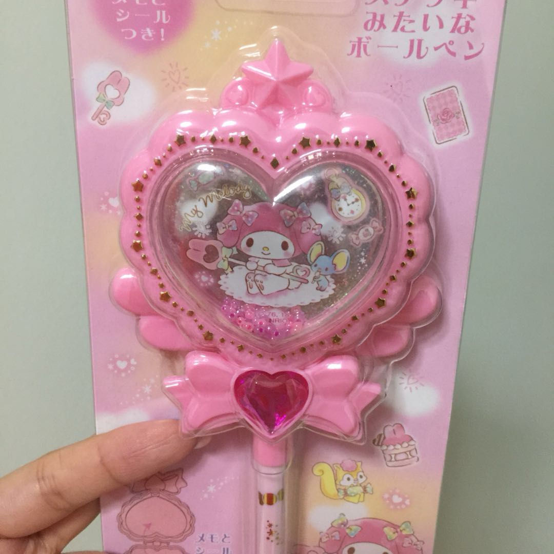 My Melody Magic wand pen with memo, Hobbies & Toys, Stationery & Craft ...