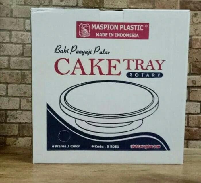 ROTARY CAKE TRAY MASPION B B051 / LAZY SUZAN / MEJA PUTAR PLASTIK ...
