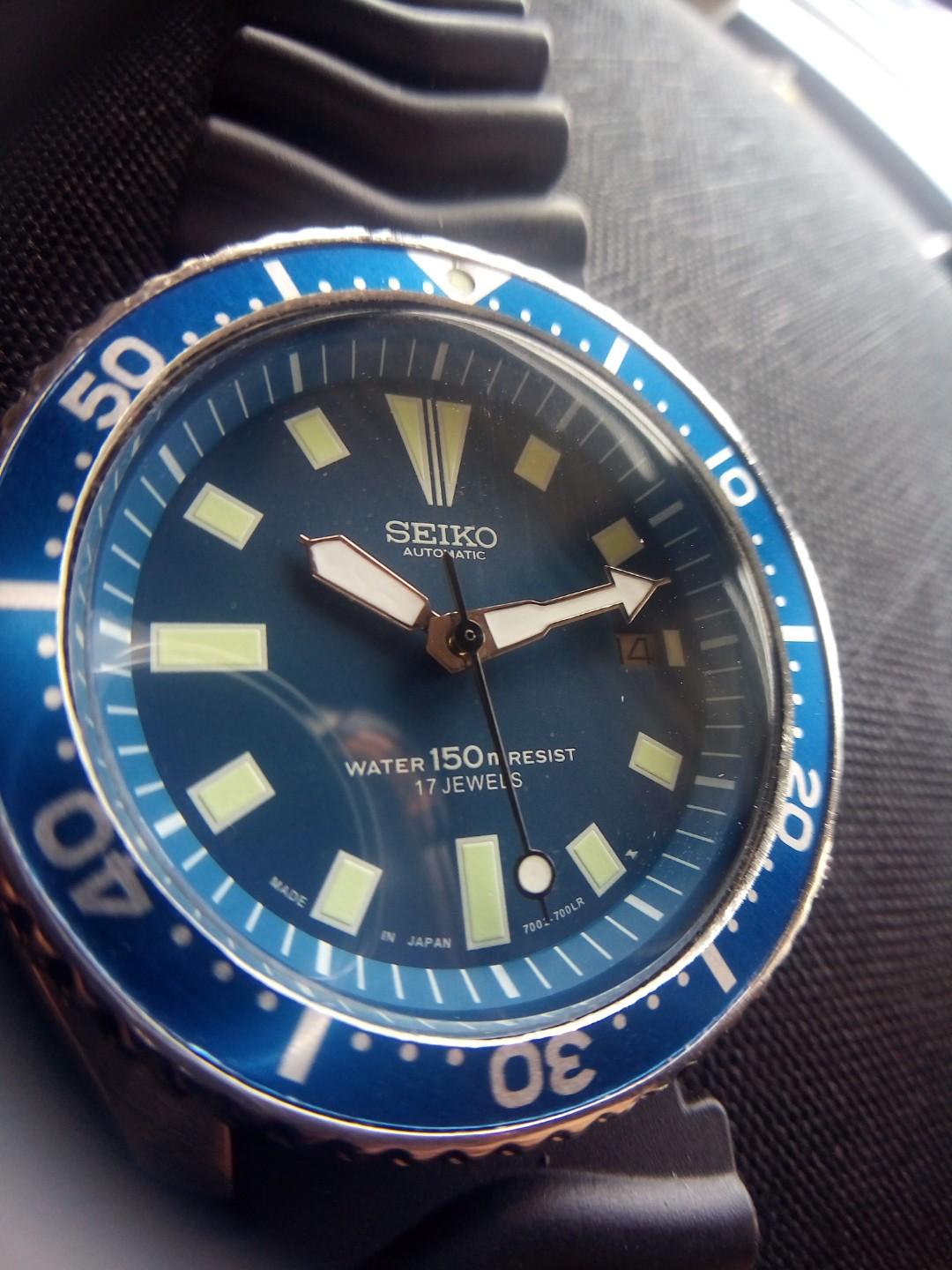 Seiko 7002 7020 Automatic Divers Watch, Men's Fashion, Watches ...