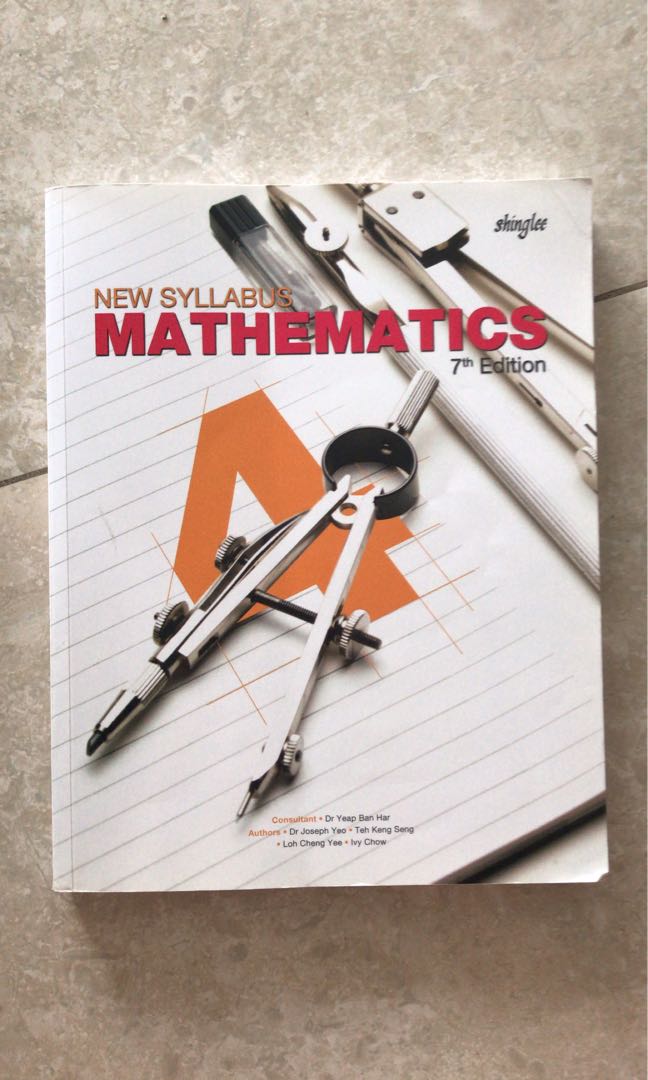 Shinglee New Syllabus Mathematics 7th Edition (Book 4), Hobbies & Toys ...