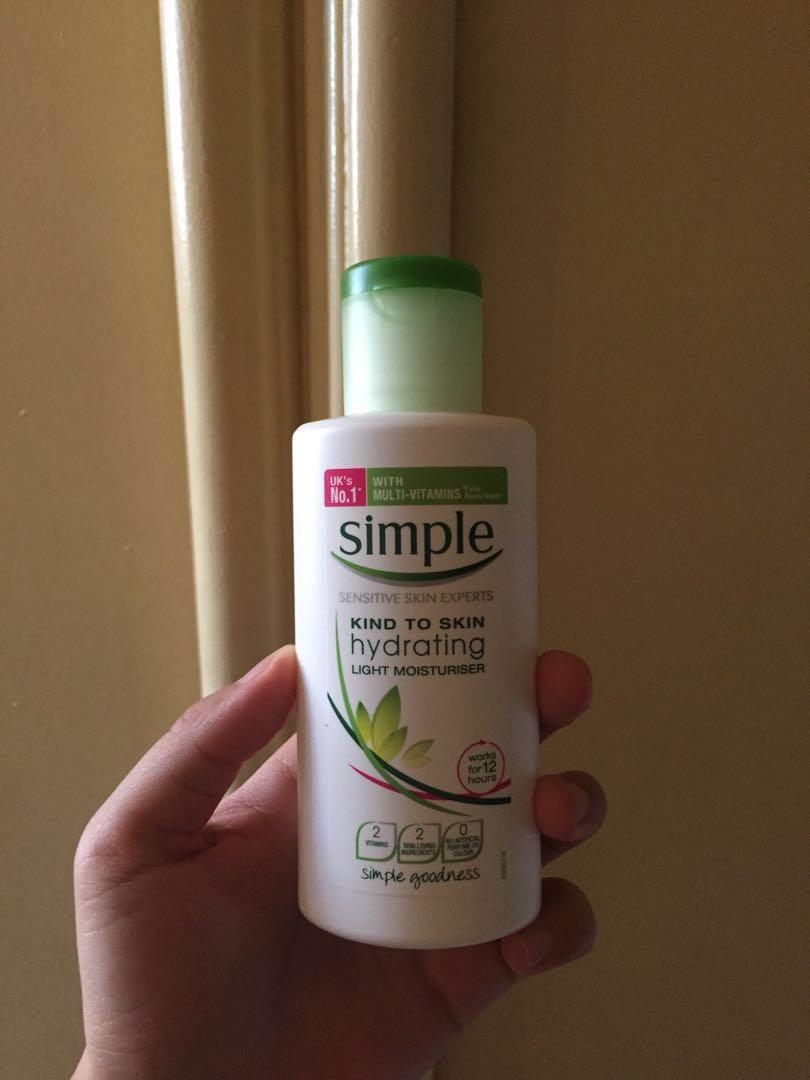 Simple Moisturizer, Beauty & Personal Care, Face, Face Care on Carousell
