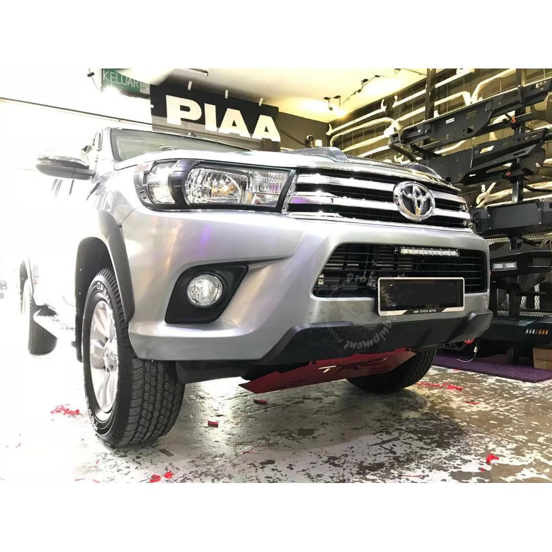 TOYOTA HILUX REVO TRD FRONT BUMPER GUARD (BLACK), Auto Accessories on ...