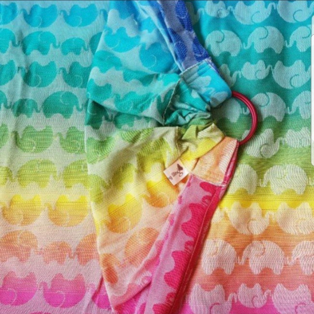 Yaro Ring Sling (Elephant Dash), Babies & Kids, Going Out, Carriers ...