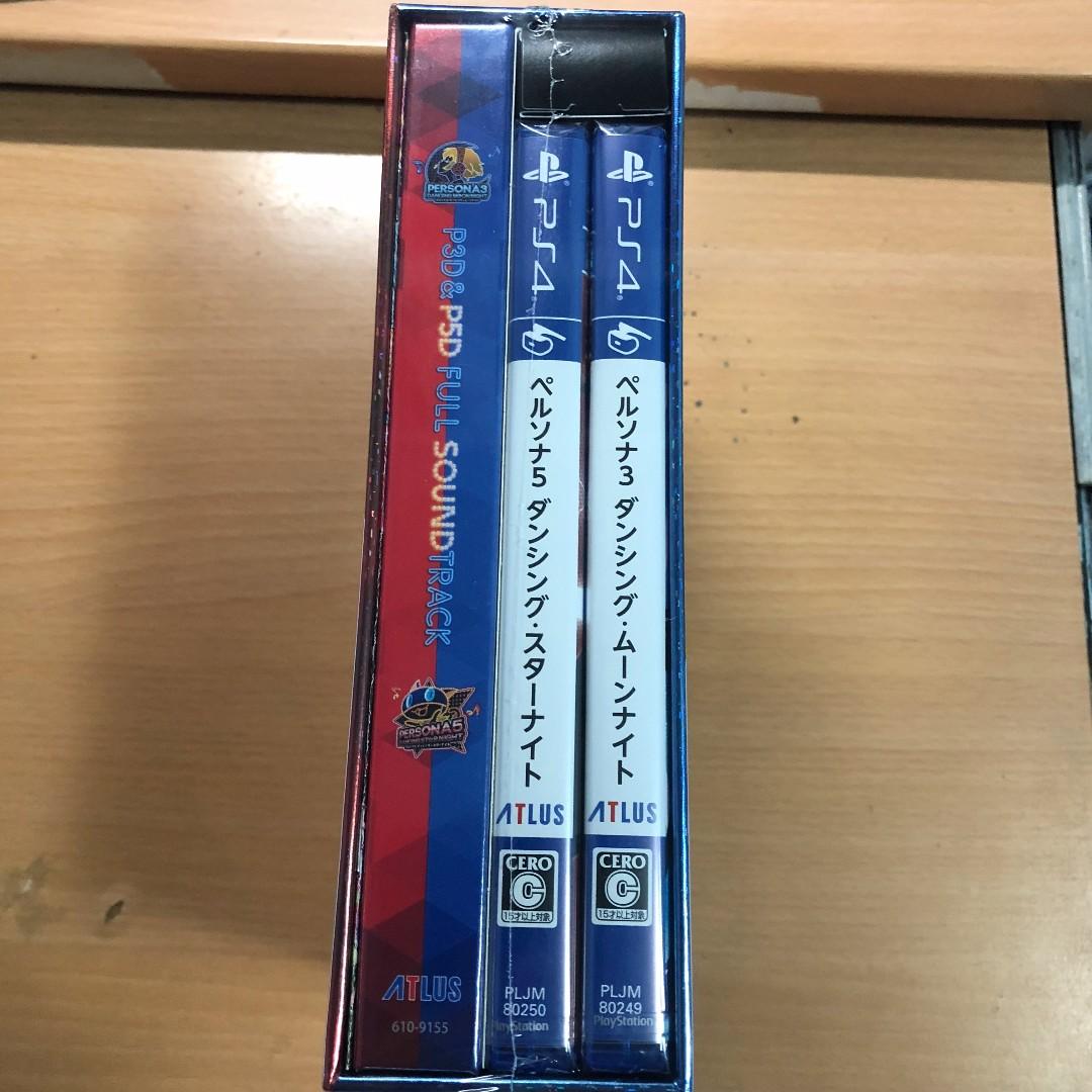 全新 PS4 女神異聞錄 Persona Dancing Allstar Triple Pack 限定版 (日版) P5D P4D P3D, 電子遊戲, 電子遊戲, PlayStation ...