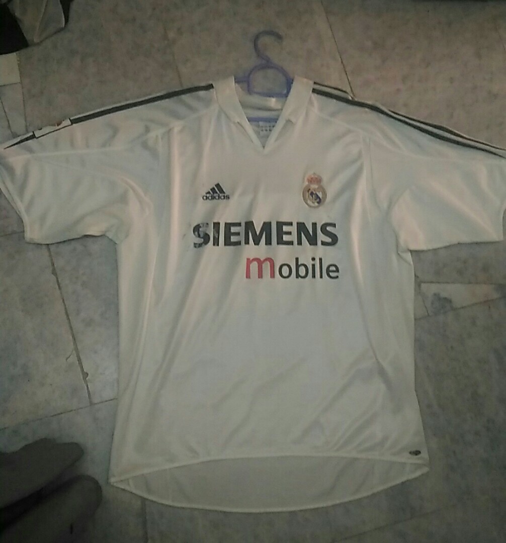 Adidas authentic jersey 'real madrid' raul 7, Men's Fashion, Activewear ...