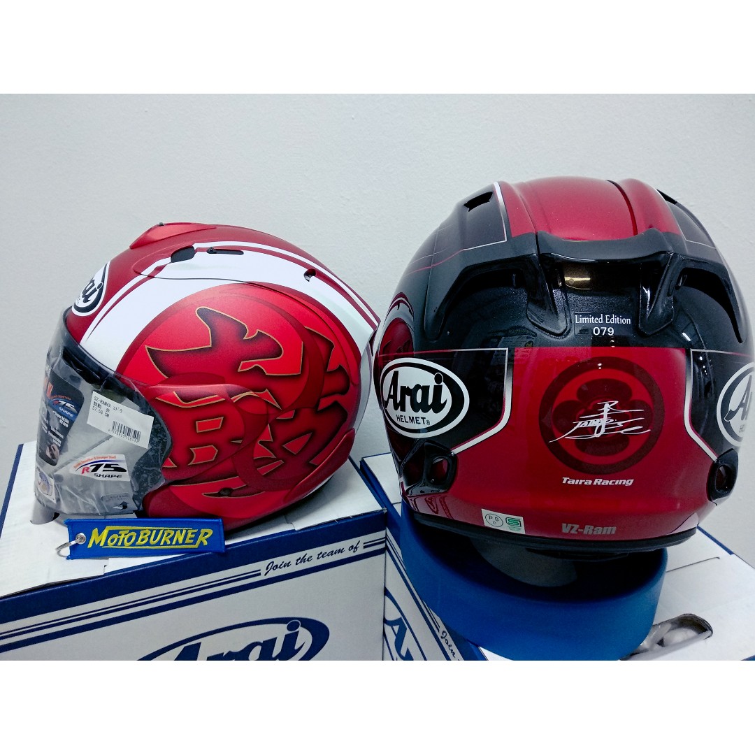 Arai Ram limited edition, Motorcycles, Motorcycle Apparel on Carousell