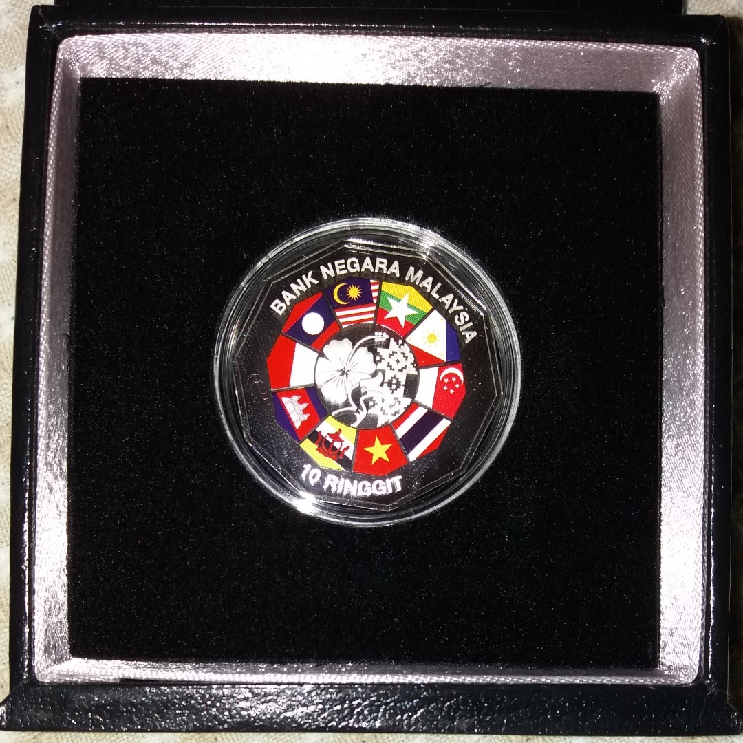ASEAN 2015 Summit Silver Commemorative Coin (Proof), Hobbies & Toys ...
