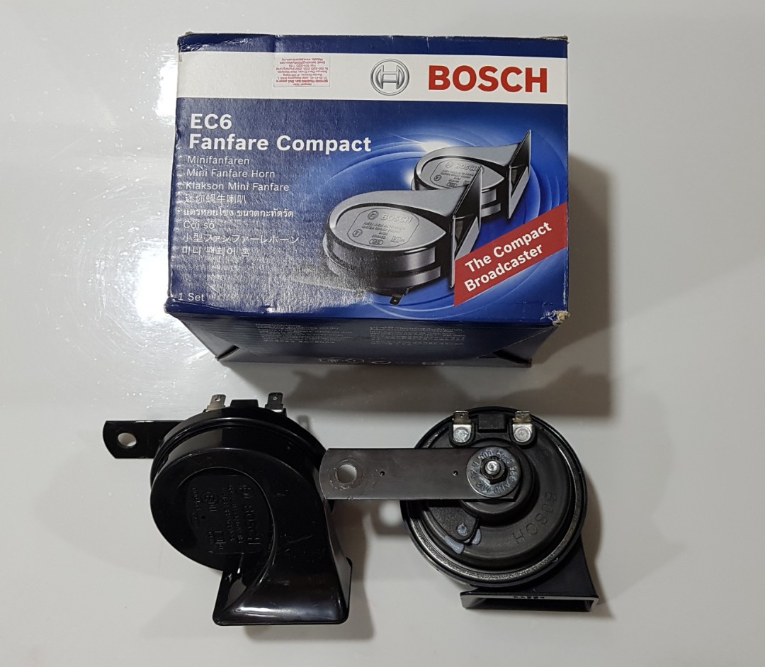 Hella Horn Bosch Evolution Fanfare Compact BM Twin Horn Set (100% ...