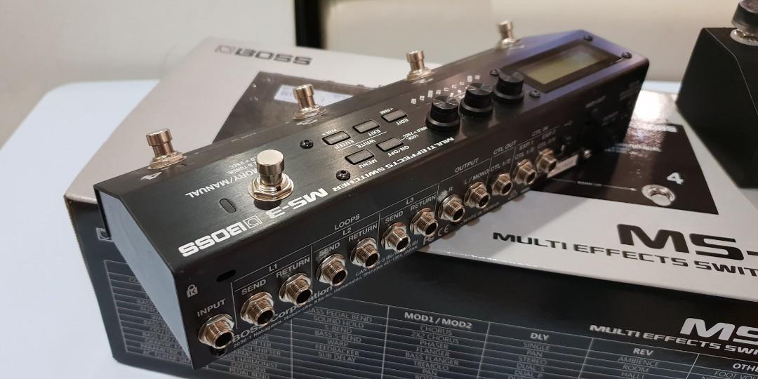Boss MS-3 with ext tap control, Hobbies & Toys, Music & Media, Musical ...