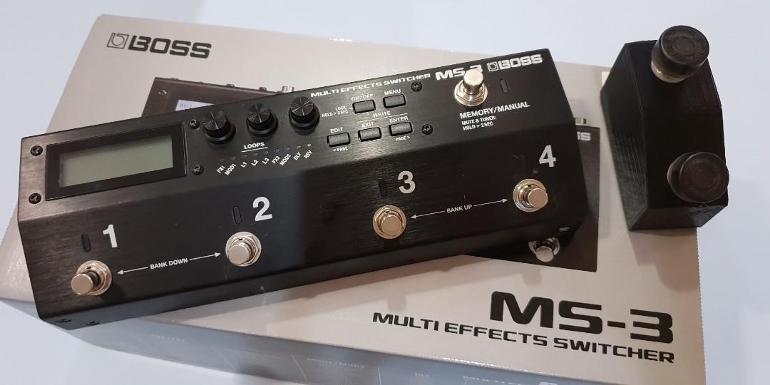 Boss MS-3 with ext tap control, Hobbies & Toys, Music & Media, Musical ...