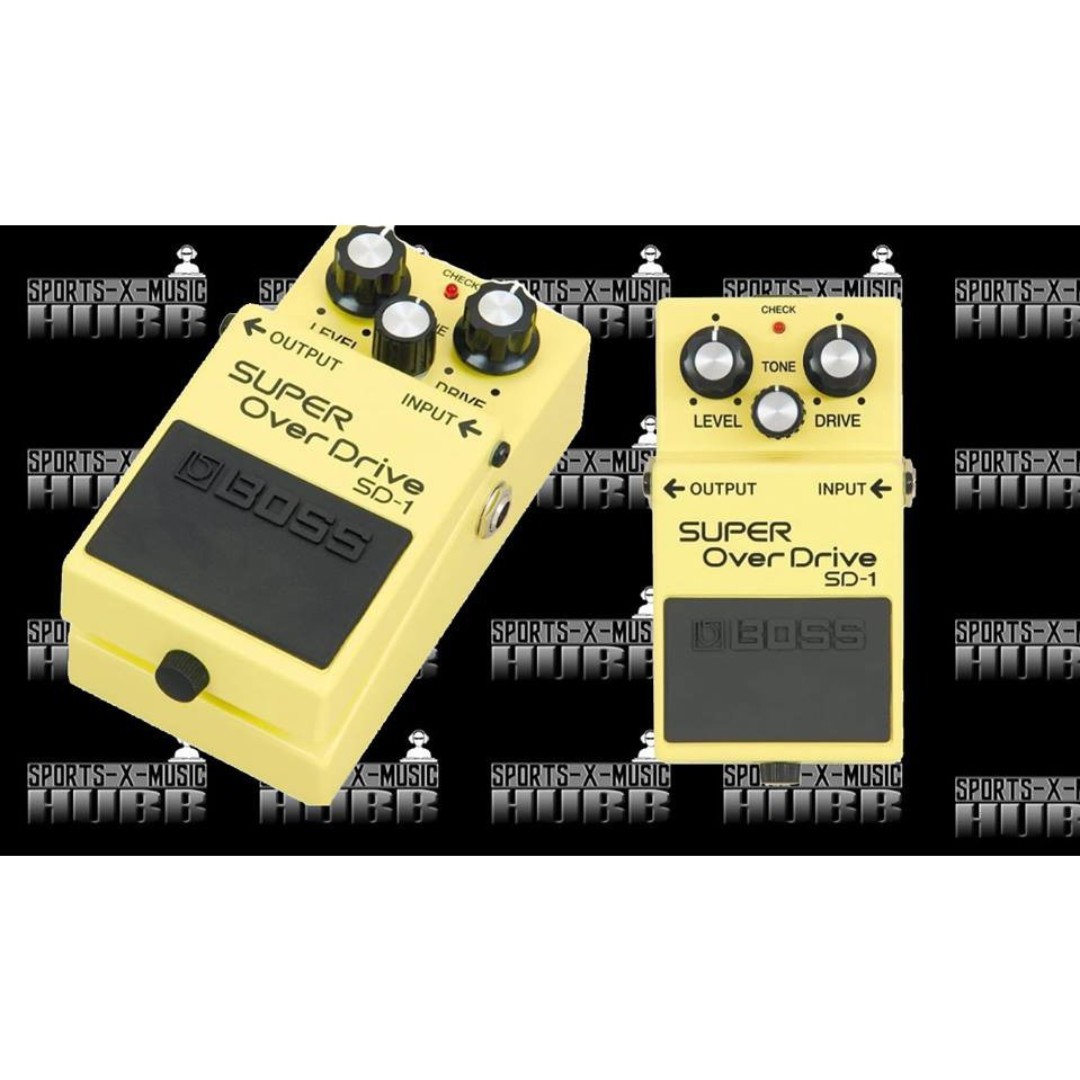 Boss SD-1 Super Overdrive Pedal (Yellow), Hobbies & Toys, Music & Media ...