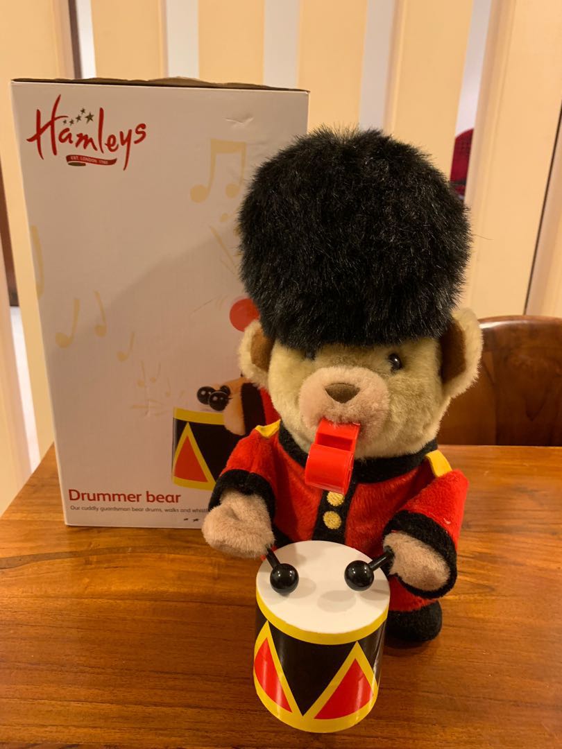 Drummer bear hamleys, Hobbies & Toys, Toys & Games on Carousell