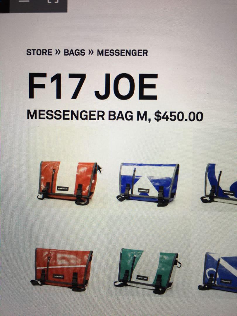 Freitag F17 JOE - $320, Men's Fashion, Bags, Sling Bags on Carousell