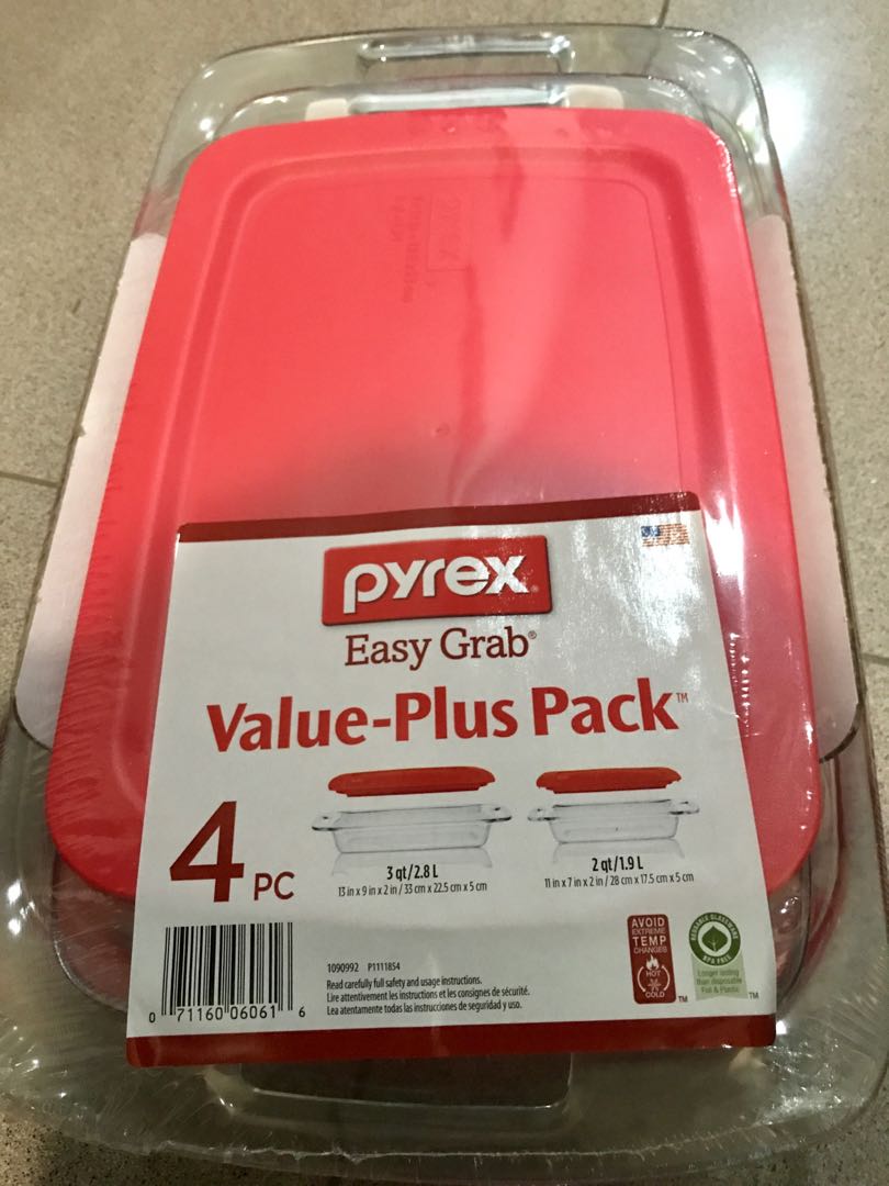 Glass TUPPERWARE container seal air tight cover food, Furniture & Home ...