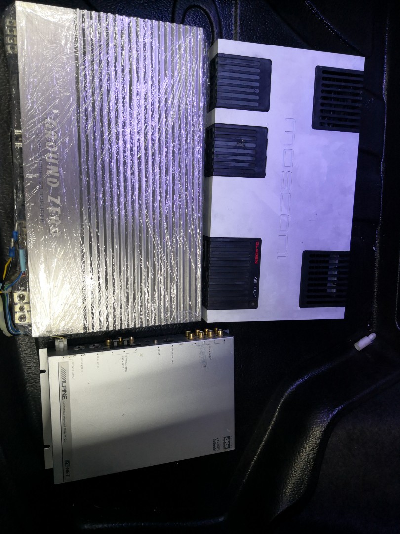 Ground zero and mosconi amplifier. alpine dsp, Audio, Other Audio ...