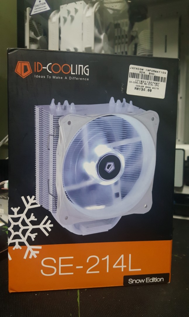 ID-Cooling SE-214L SNOW air cooler, Computers & Tech, Parts ...