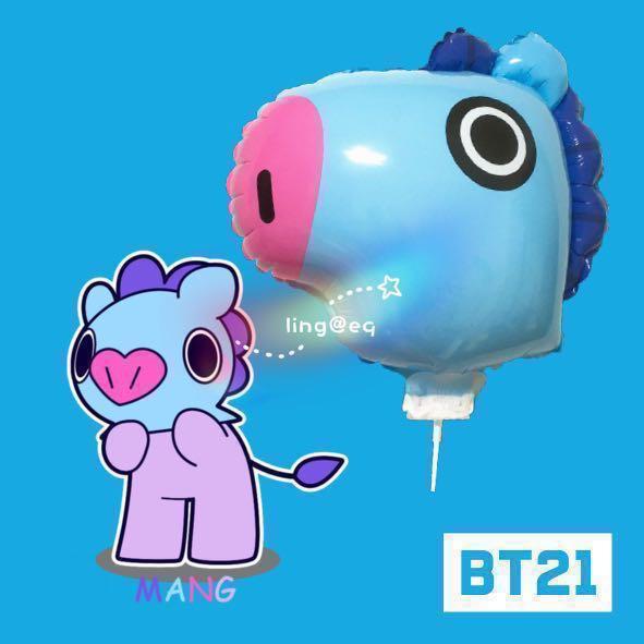 BTS BT21 Balloon , Hobbies & Toys, Memorabilia & Collectibles, K-Wave ...