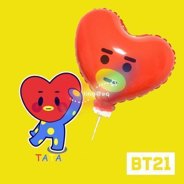 BTS BT21 Balloon , Hobbies & Toys, Memorabilia & Collectibles, K-Wave ...